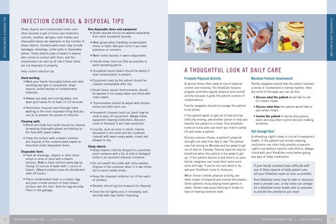 VistaCare Patient Guidebook | Creative Harvest